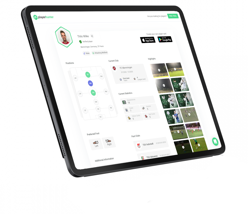 Playerhunter - Digital Transfer Matching Platform
